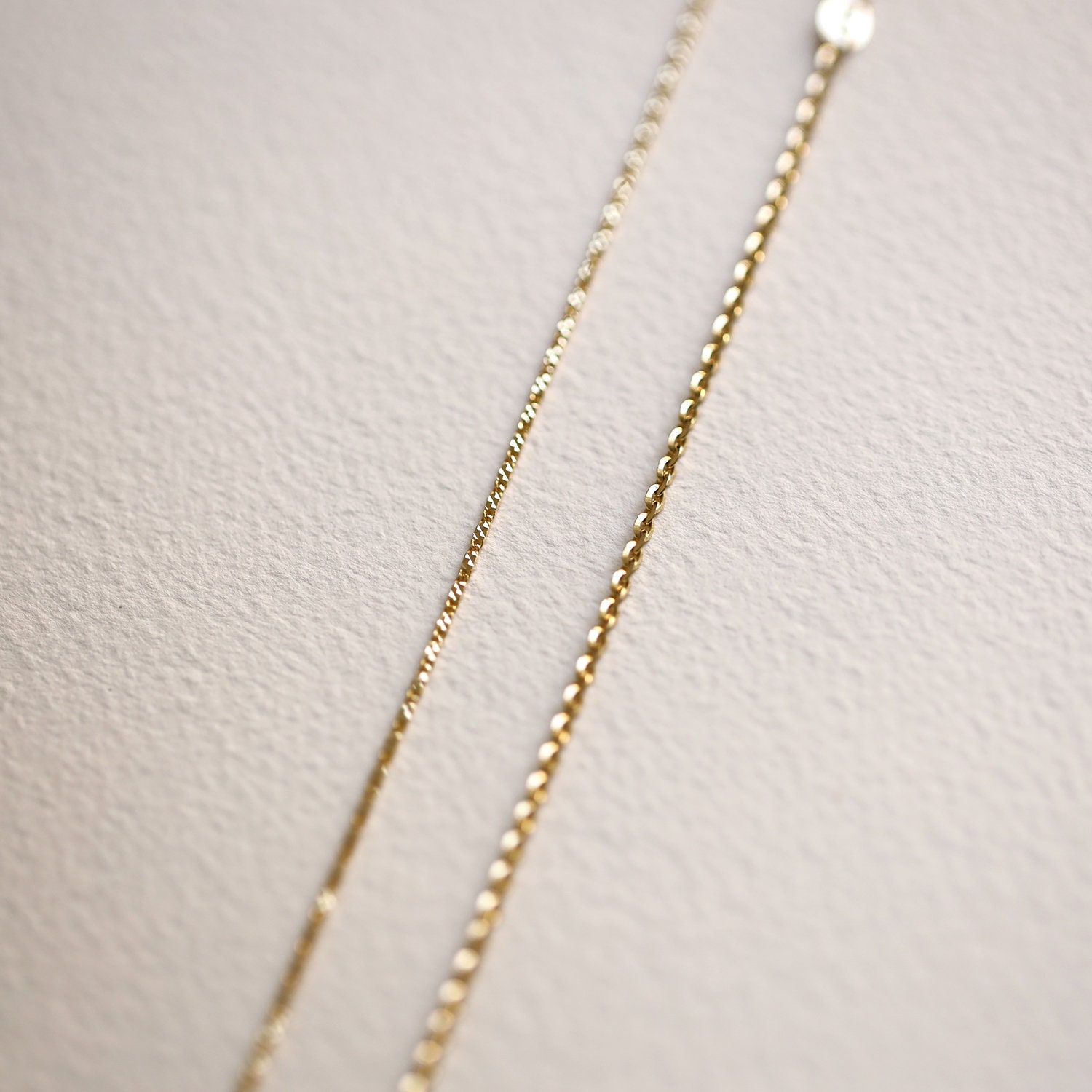 Thick Raso Chain Necklace, Gold Chain Necklace, 14K Solid Gold Necklace ...