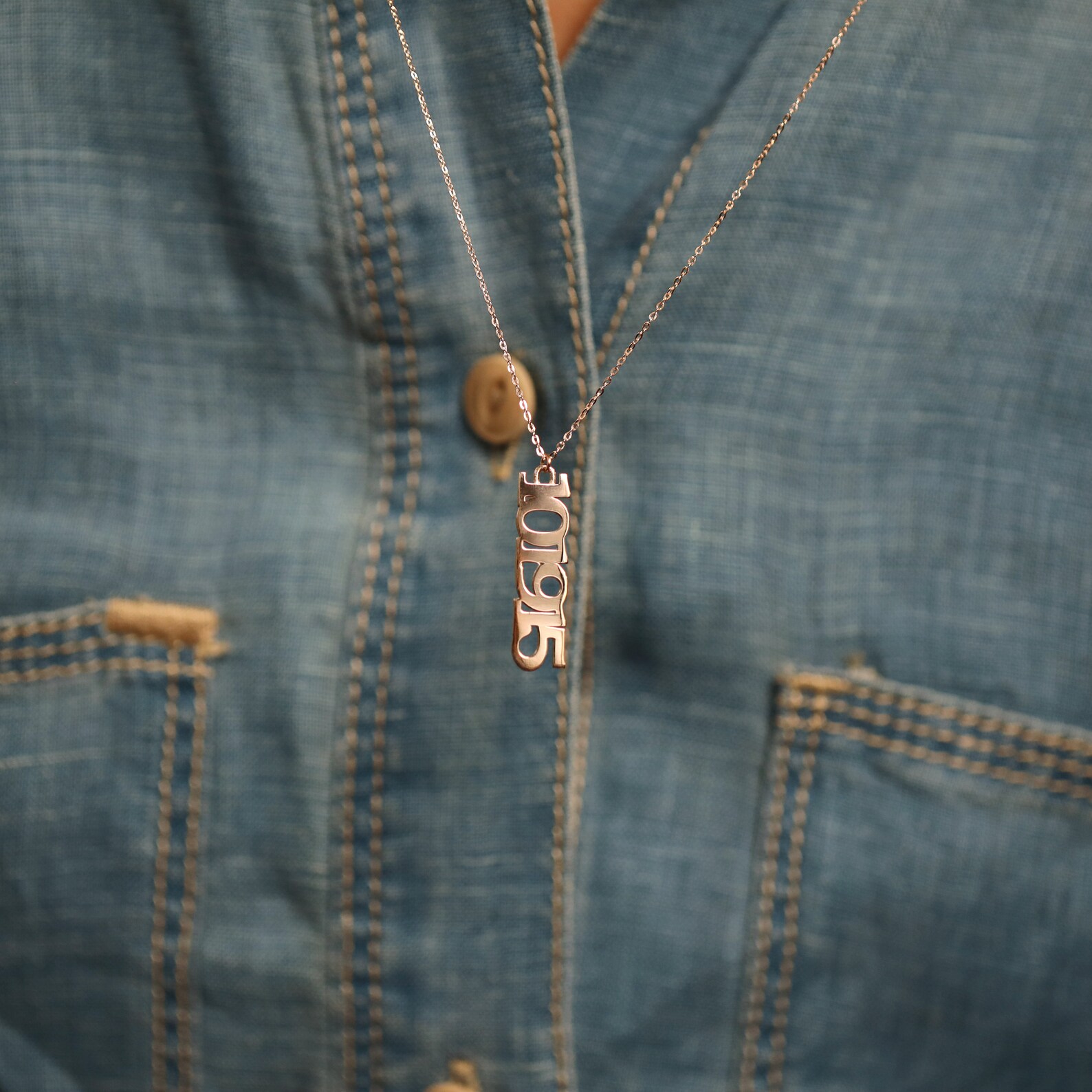 Personalized Numbers Necklace Custom Date Number Necklace - Etsy