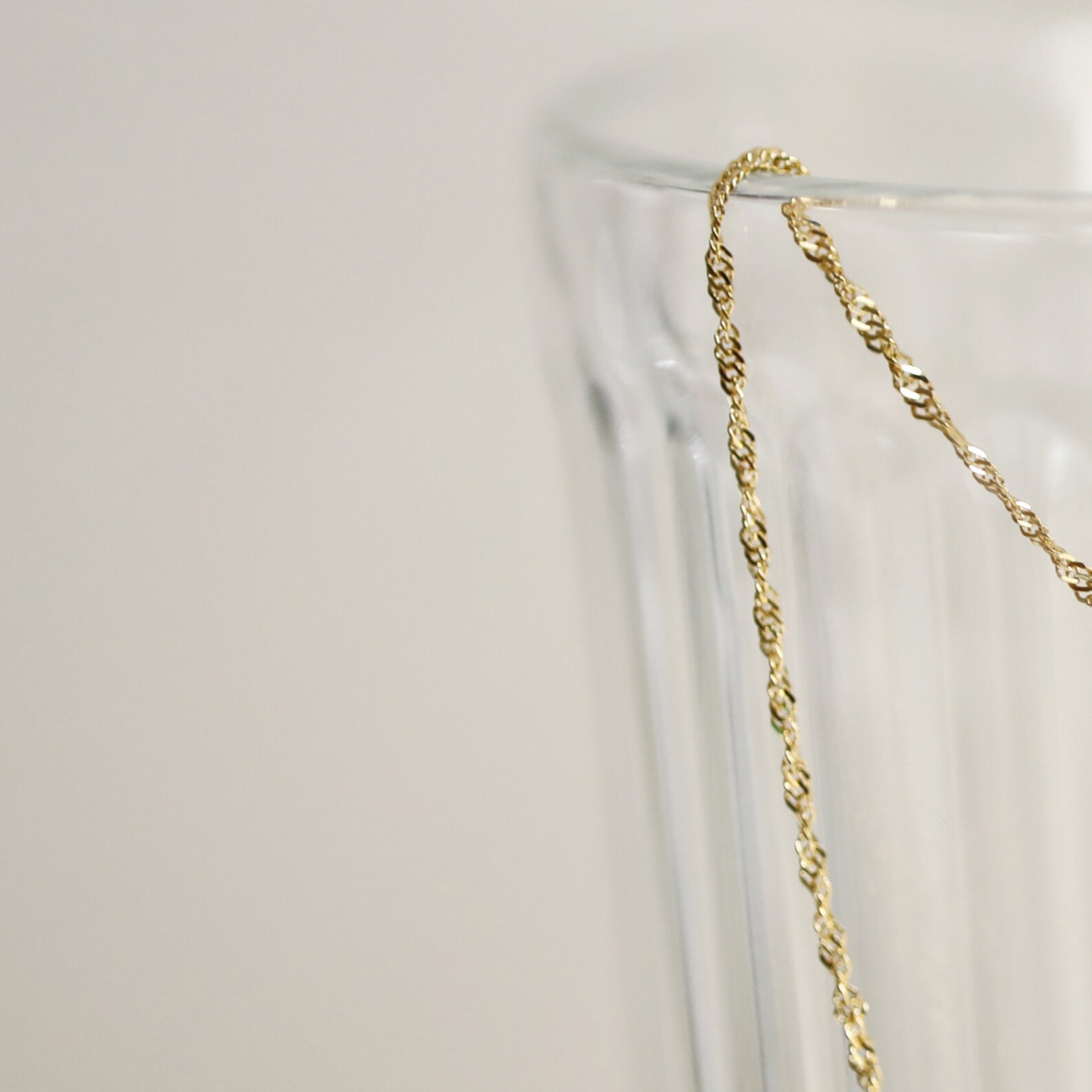 Singapore Chain Gold Chain Anklet 14K Solid Gold Anklet - Etsy