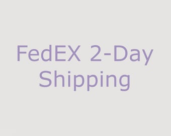 Fedex 2 Day Shipping Single Pak - Etsy
