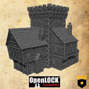 Town Hall / Fantasy / Dnd / D&D / Pathfinder / Terrain / 3D Layered ...