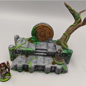 Overgrown Temple Dais / Fantasy / Dnd / D&D / Pathfinder / - Etsy Ireland