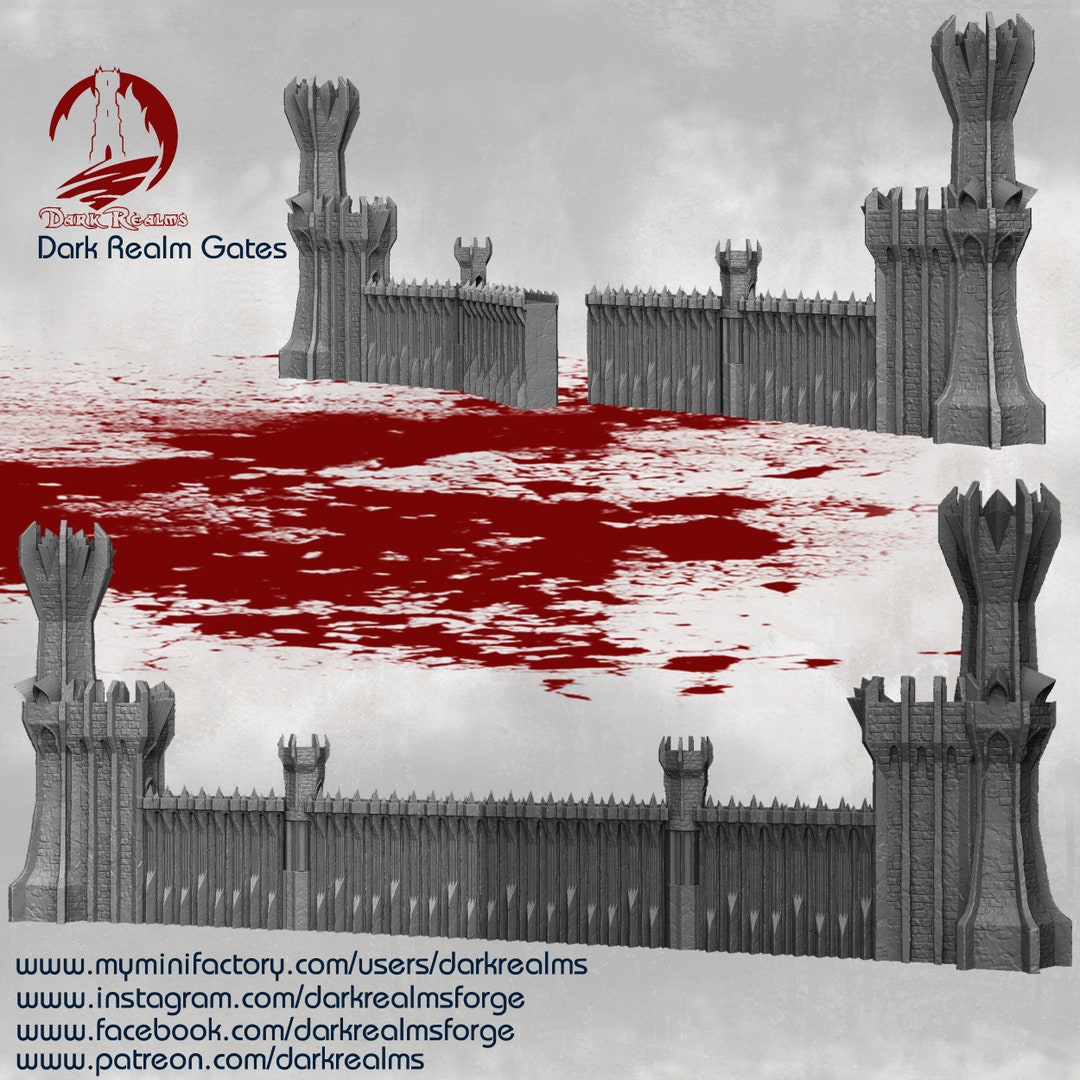 Urlag Orc Gate / Fantasy / Dnd / D&D / LOTR/ Pathfinder / Terrain ...