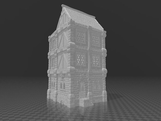 Basic House / Fantasy / Dnd / D&D / Pathfinder / Terrain / - Etsy