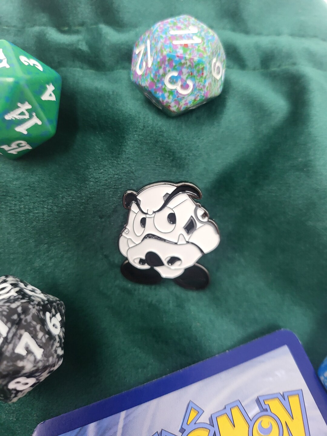 Storm Trooper Goomba Pin // Mario Brothers // Nintendo - Etsy