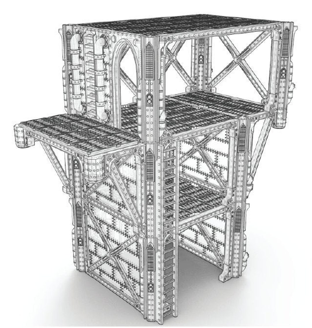 3D Printed Scout Outpost / Building / Wargaming / Warlayer / Wargame ...