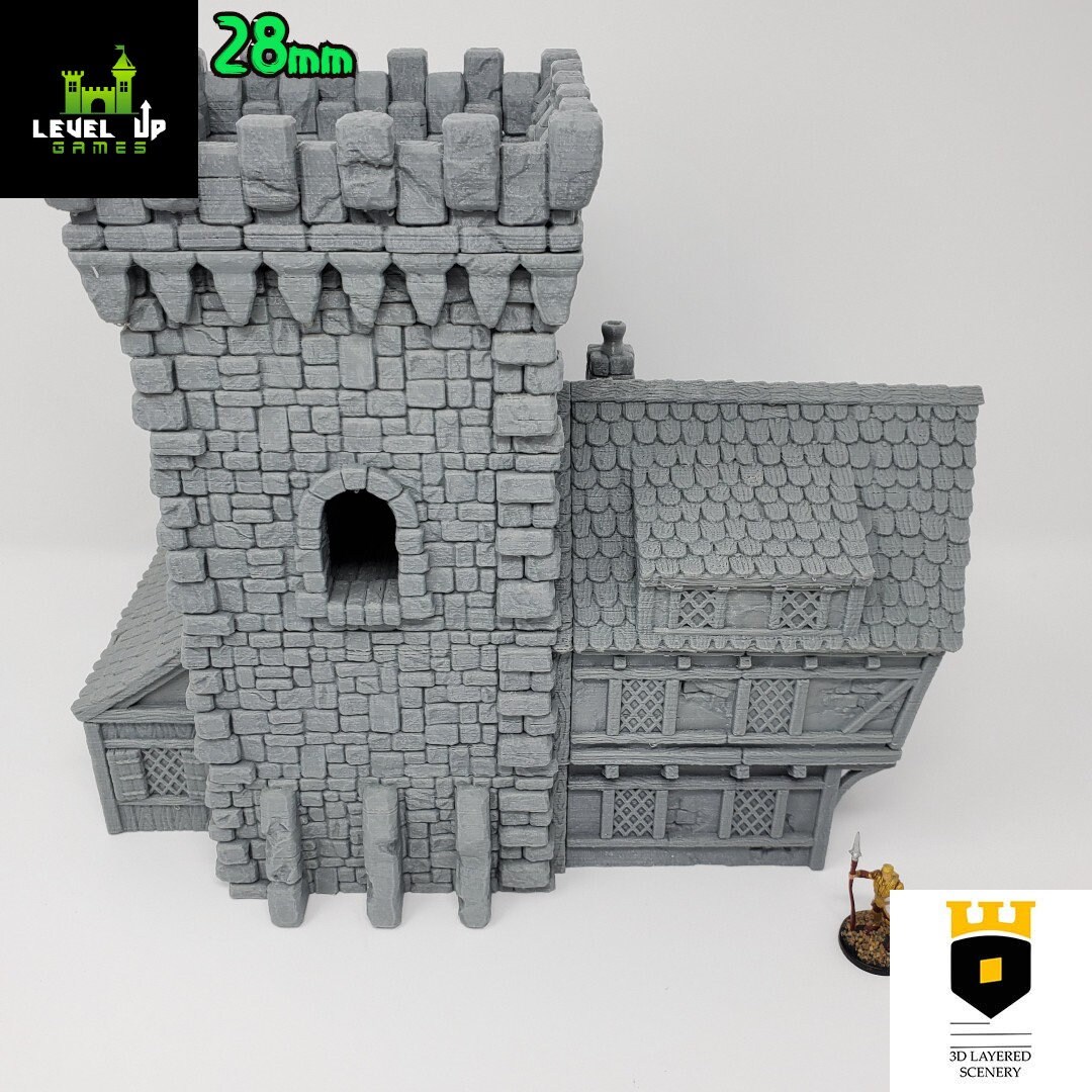 Town Hall / Fantasy / Dnd / D&D / Pathfinder / Terrain / 3D | Etsy