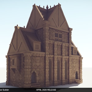 Town Hall / Fantasy / Dnd / D&D / Pathfinder / Terrain / Code 2 - Etsy