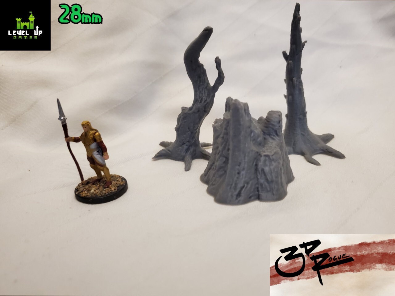 Charred Trees / Dnd / D&D / Pathfinder / Terrain / 3drouge / - Etsy