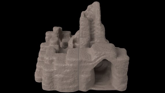 Volcano Mountain / Dnd / D&D / Pathfinder / Terrain / 3drouge | Etsy