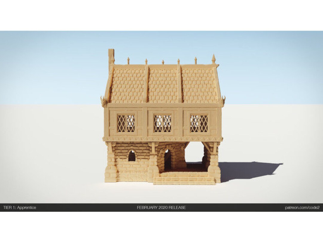 Small Merchant House / Fantasy / Dnd / D&D / Pathfinder / Terrain ...