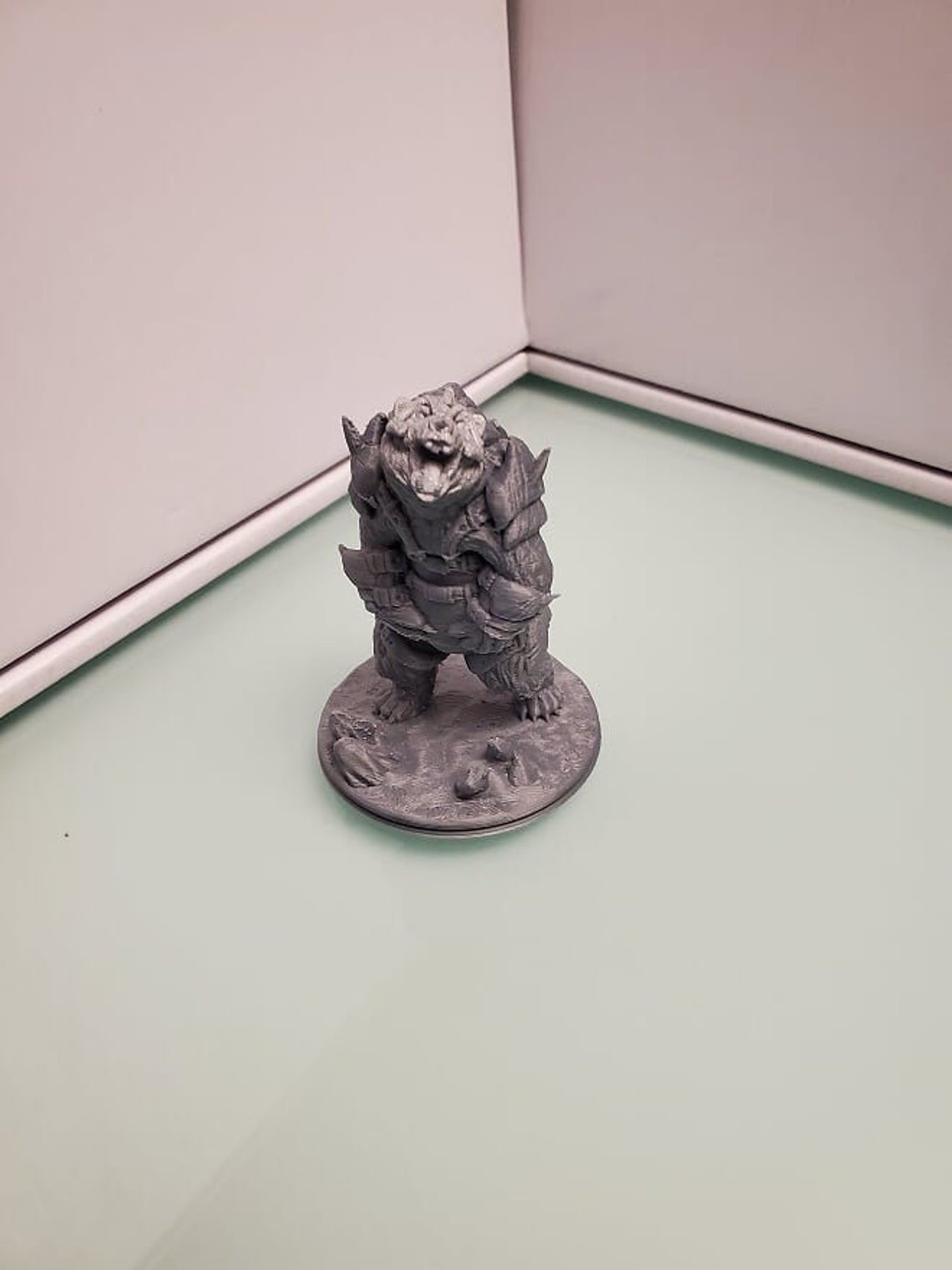 Armored Bear 1 Mini 28mm / Dnd / D&D / Pathfinder / Terrain / | Etsy