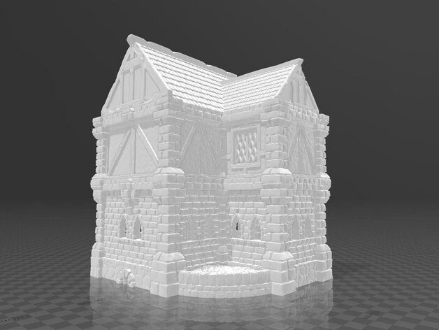 Basic House / Fantasy / Dnd / D&D / Pathfinder / Terrain / - Etsy