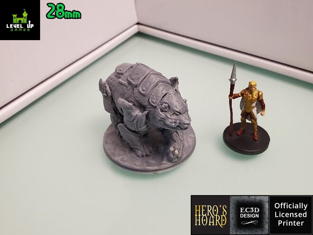 Armored Bear 3 Mini 28mm / Dnd / D&D / Pathfinder / Terrain / | Etsy