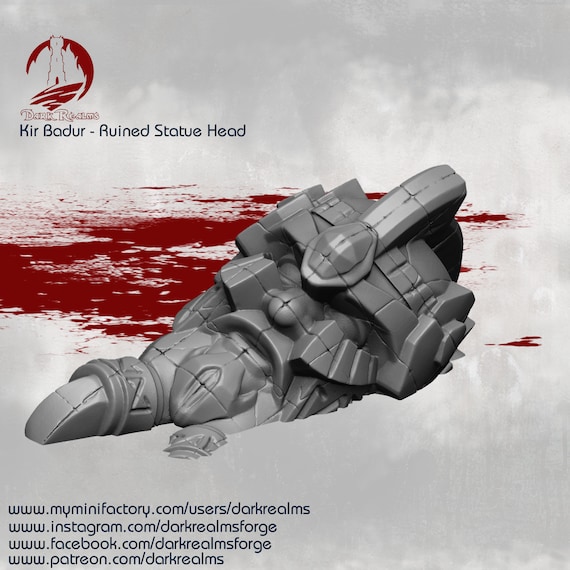 Dwarf Statue Head / Fantasy / Dnd / D&D / LOTR/ Pathfinder / - Etsy