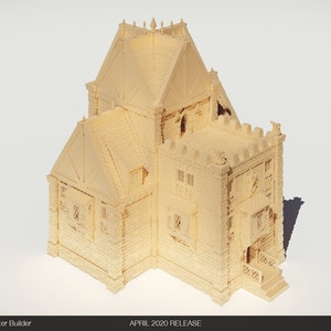 Town Hall / Fantasy / Dnd / D&D / Pathfinder / Terrain / Code 2 - Etsy