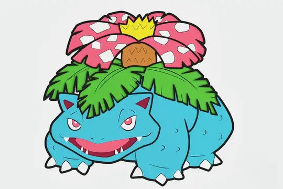 Pokemon Venasaur Wall Art // Wooden // Multi Layered // Painted - Etsy