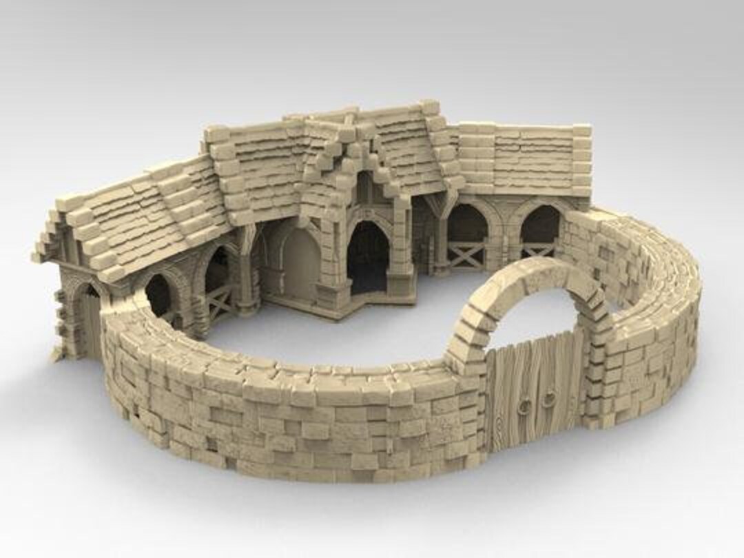 Stormguard Stables / Dnd / D&D / Pathfinder / / RM Printable Terrain - Etsy