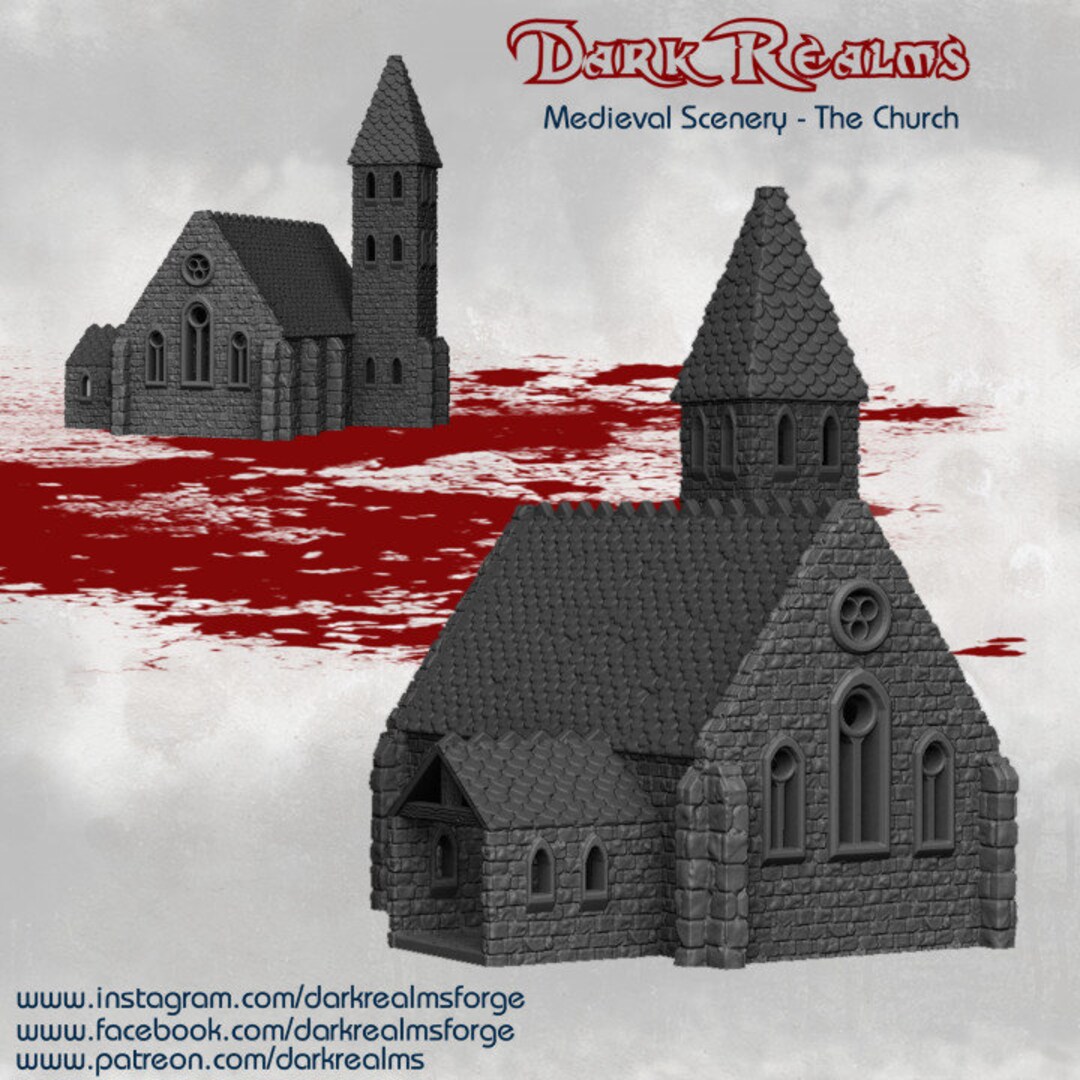 The Church / Fantasy / Dnd / D&D / Pathfinder / Terrain / Dark Realms ...