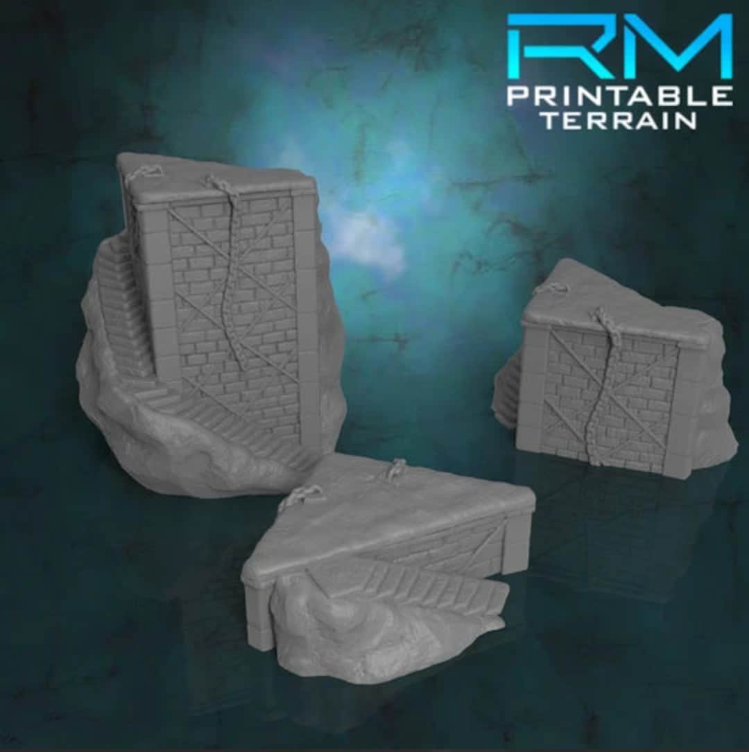 Brinigin Tri Platforms/ Fantasy / Dnd / Stormguard Undone / / Terrain ...