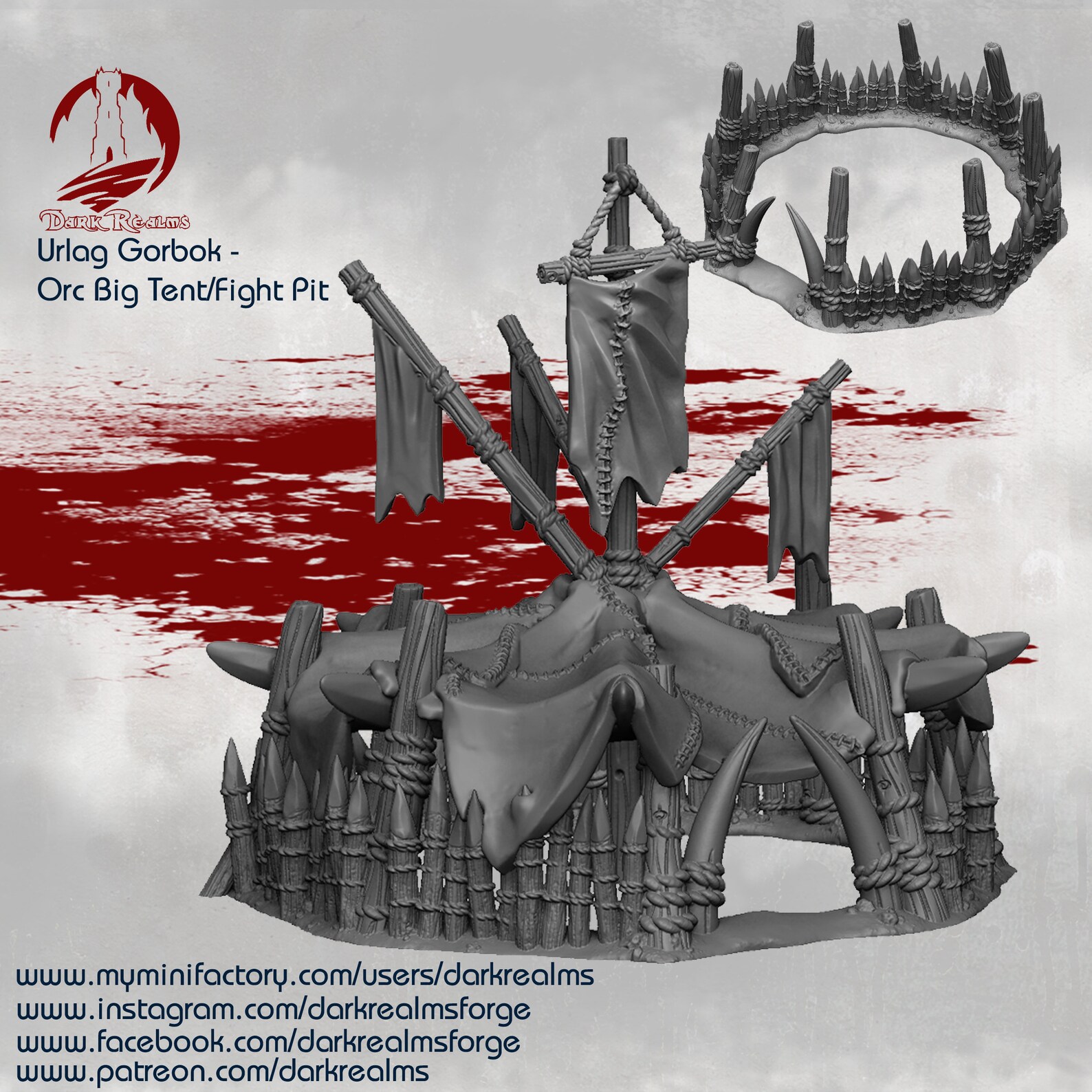 Urlag Orc Fighting Pit / Fantasy / Dnd / D&D / LOTR/ - Etsy