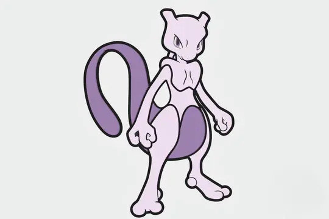 Pokemon Mewtwo Wall Art // Wooden // Multi Layered // Painted - Etsy