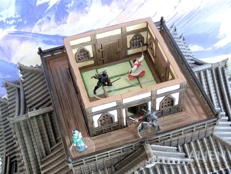 Samurai Castle / Fantasy / Dnd / D&D / Pathfinder / Samuri | Etsy