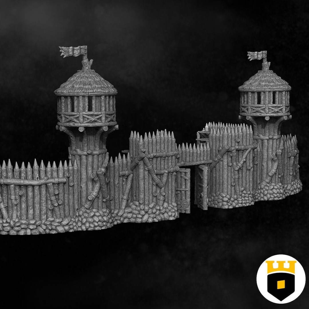 Build Your Own Palisade Walls / Fantasy / Northvakt / Dnd / - Etsy Ireland