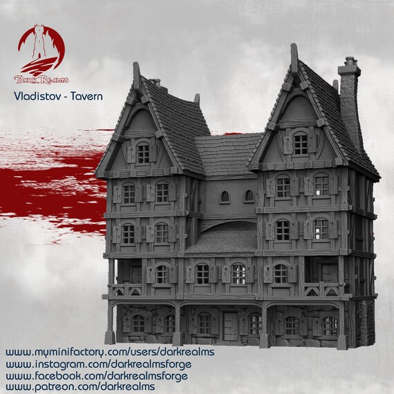Vladistov Tavern / Vladistov / Fantasy / Dnd / D&D / | Etsy