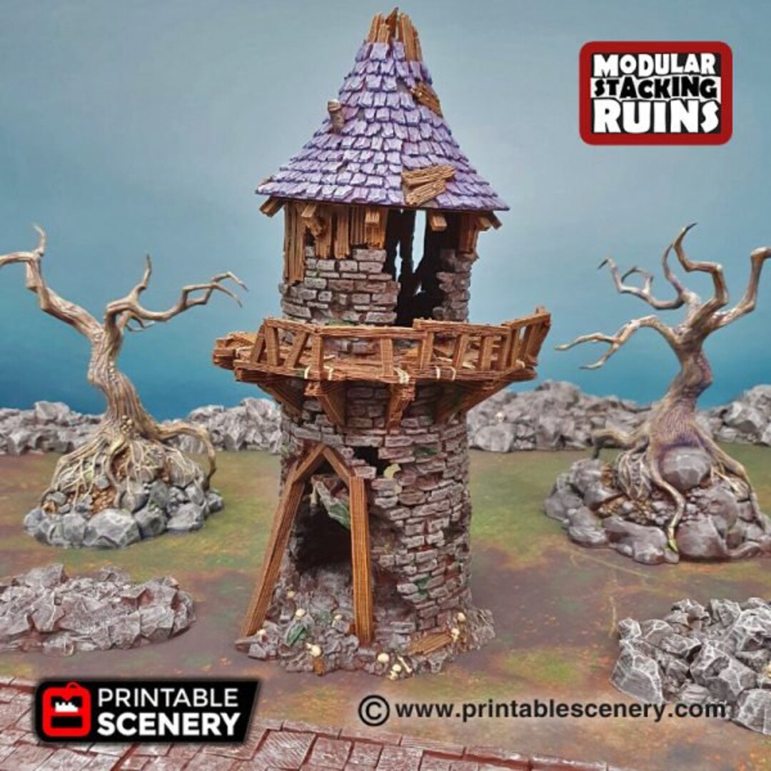 Shadowfey - Hermits Tower / Dnd / D&D / Pathfinder / Printable Scenery ...