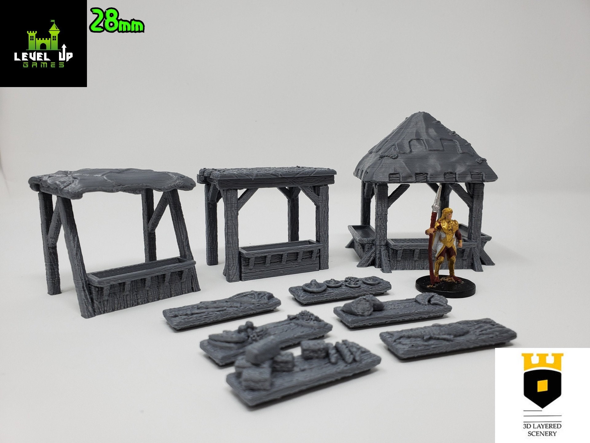 Market Stalls / Fantasy / Dnd / D&D / Pathfinder / Terrain / - Etsy