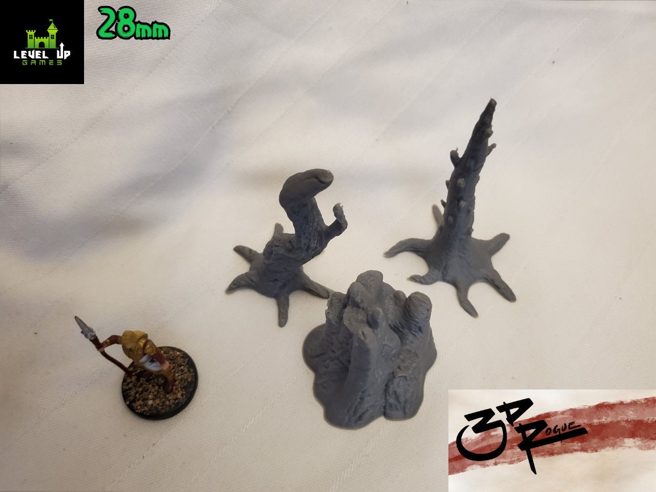 Charred Trees / Dnd / D&D / Pathfinder / Terrain / 3drouge / - Etsy