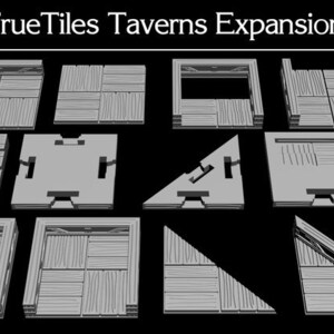 Dungeon Tiles - 60 Pcs Starter Kit Tavern True Tiles / Fantasy / Dnd ...