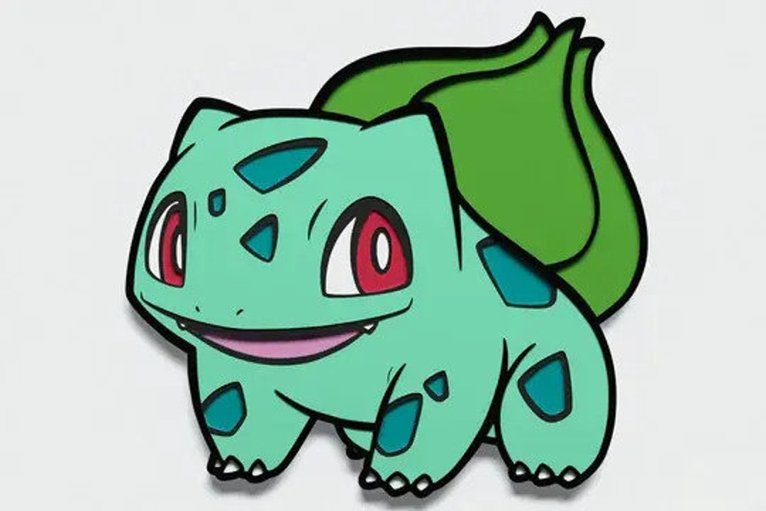 Pokemon Bulbasaur Wall Art // Wooden // Multi Layered // Painted - Etsy