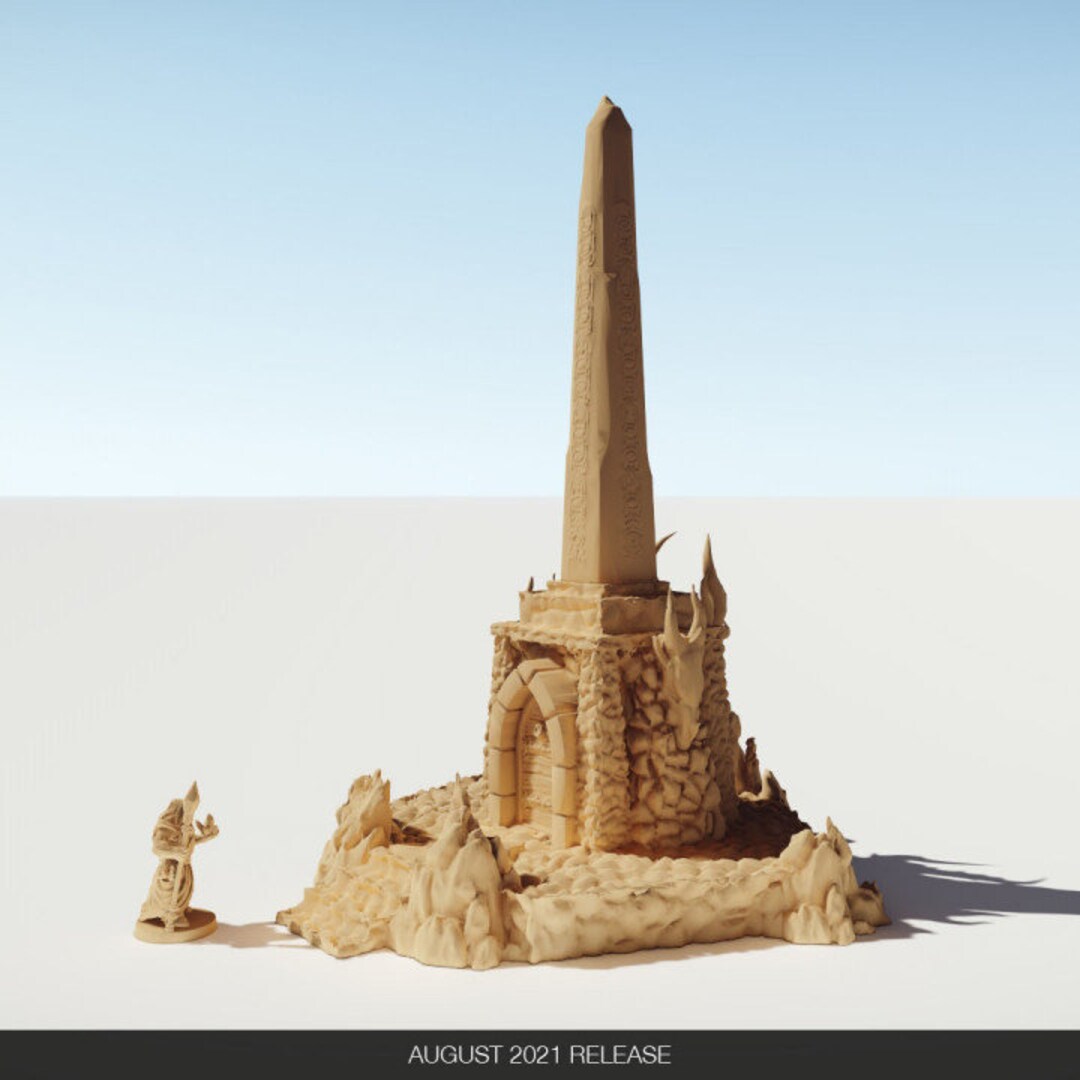 Cursed Obelisk / Fantasy / Dnd / D&D / Pathfinder / Terrain / Code 2 - Etsy