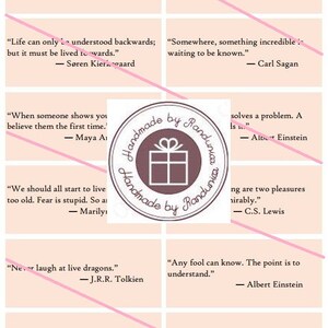 Printable Inspirational Quotes for Journaling Labels Digital - Etsy