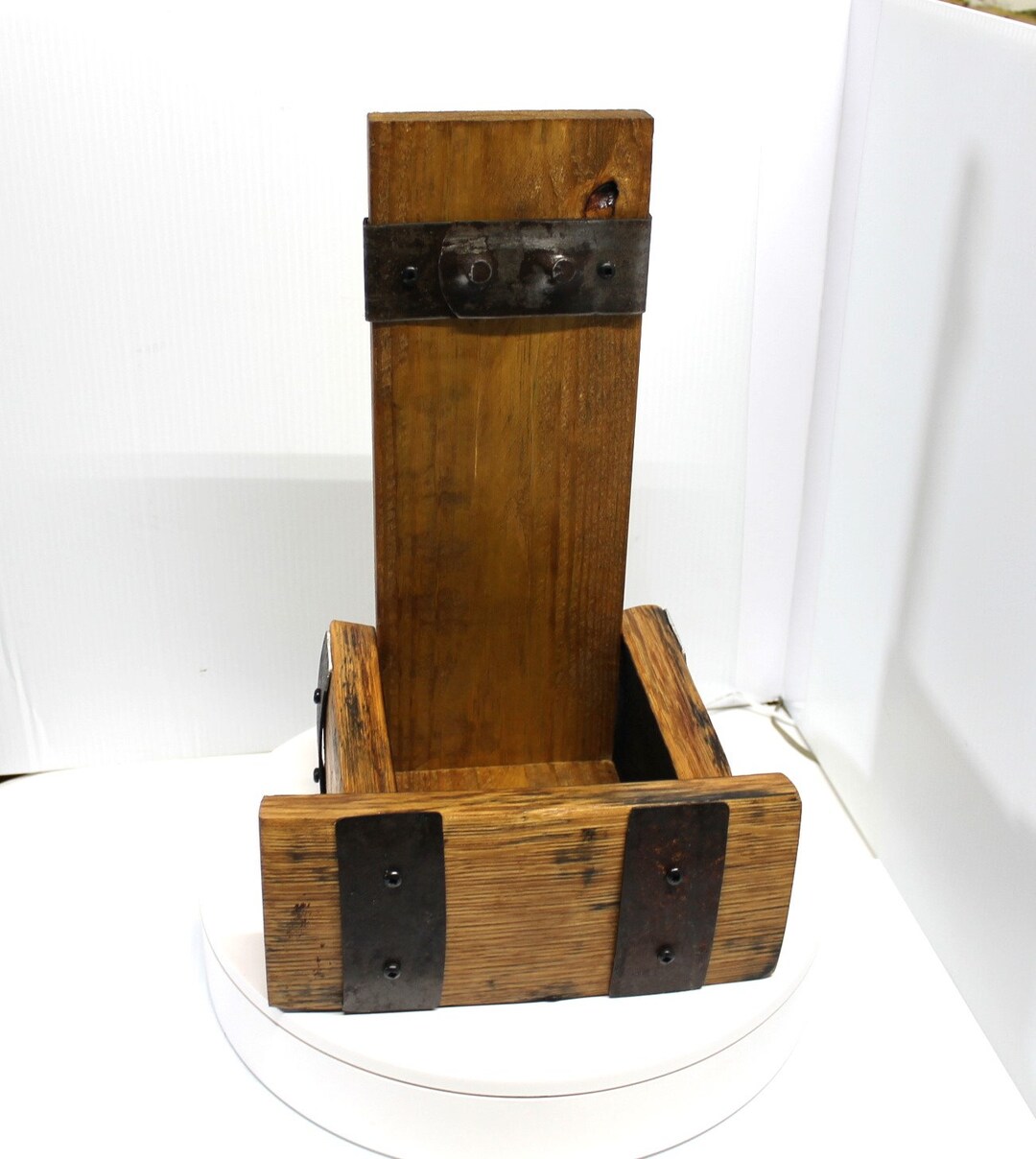 Whiskey Stave Bottle Rack, Whiskey Barrel Stave Bottle Holder and 25 ...