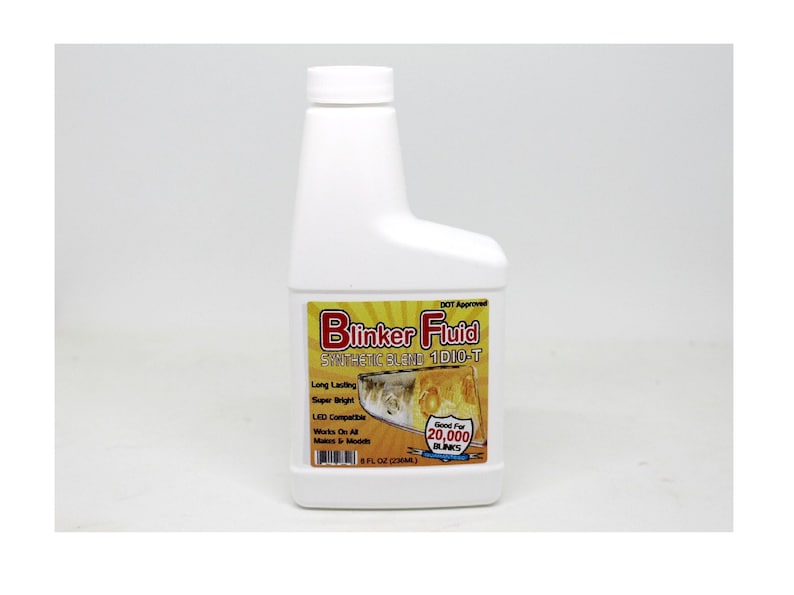 Blinker Fluid Synthetic Blend, Funny Gag Gift Blinker Fluid, White ...