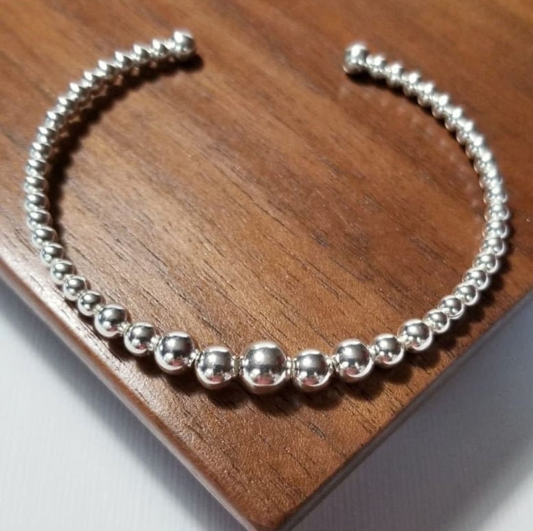 Eternity Sterling Silver Bangle | Sterling Silver | 925 Silver Jewelry ...