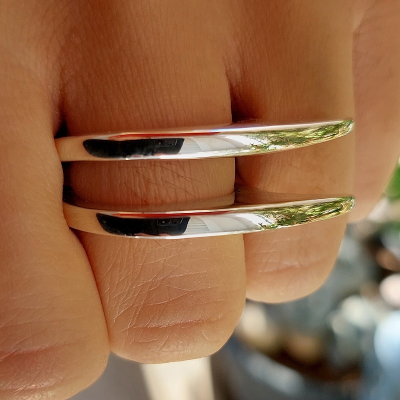 Two Fingers Rings - Etsy