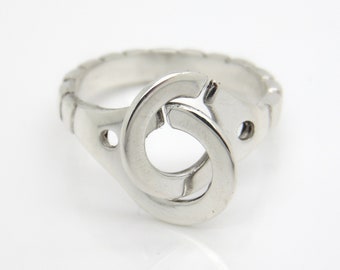 Police Gift Sterling Silver Handcuff Ring - Etsy