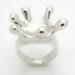 Silver Statement Ring, Splash Ring, Water Drop Ring, Ring for Women's ...