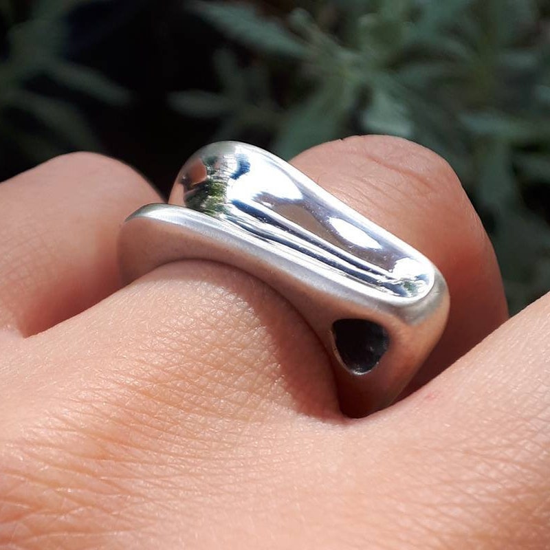 Modern Ring - Etsy