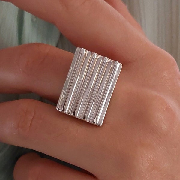 Modern Ring - Etsy