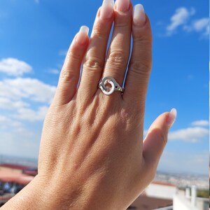 Handcuff Ring, Handmade Ring, Sterling Silver, Unisex Ring, Statement ...