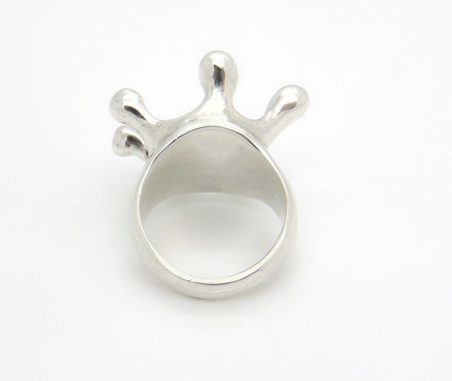 Silver Statement Ring Splash Ring Water Drop Ring Ring for - Etsy