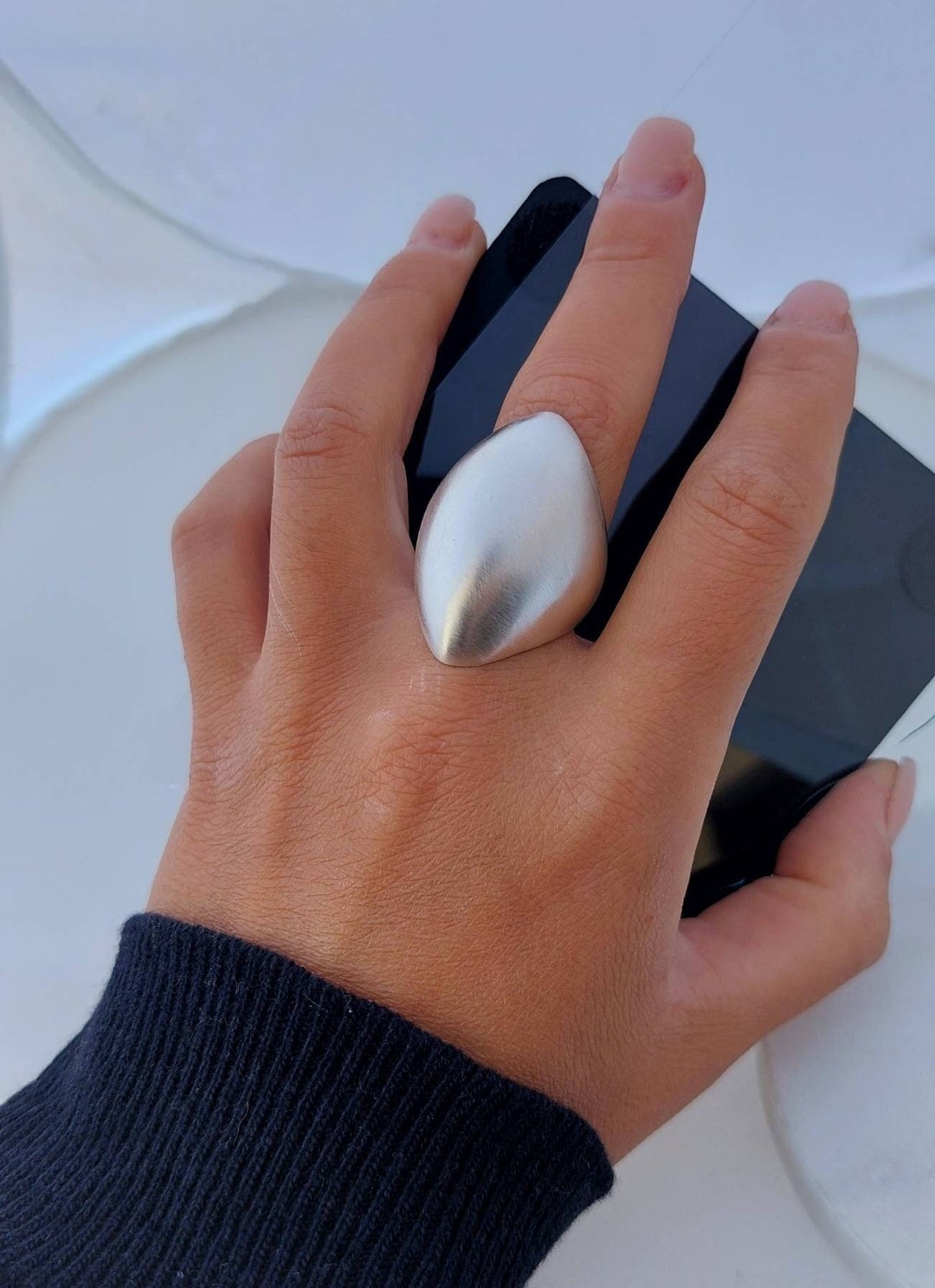 Large Statement Ring, Oversized Ring, Chunky Ring, Solid Sterling ...