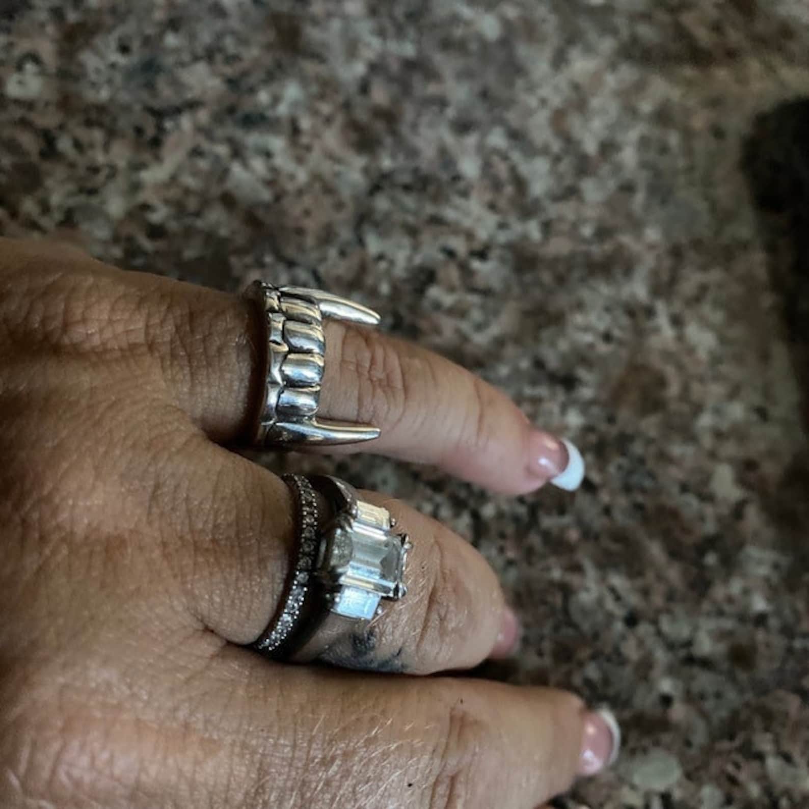 Vampire Ring Dracula Ring Vampire Teeth Ring Silver Teeth | Etsy