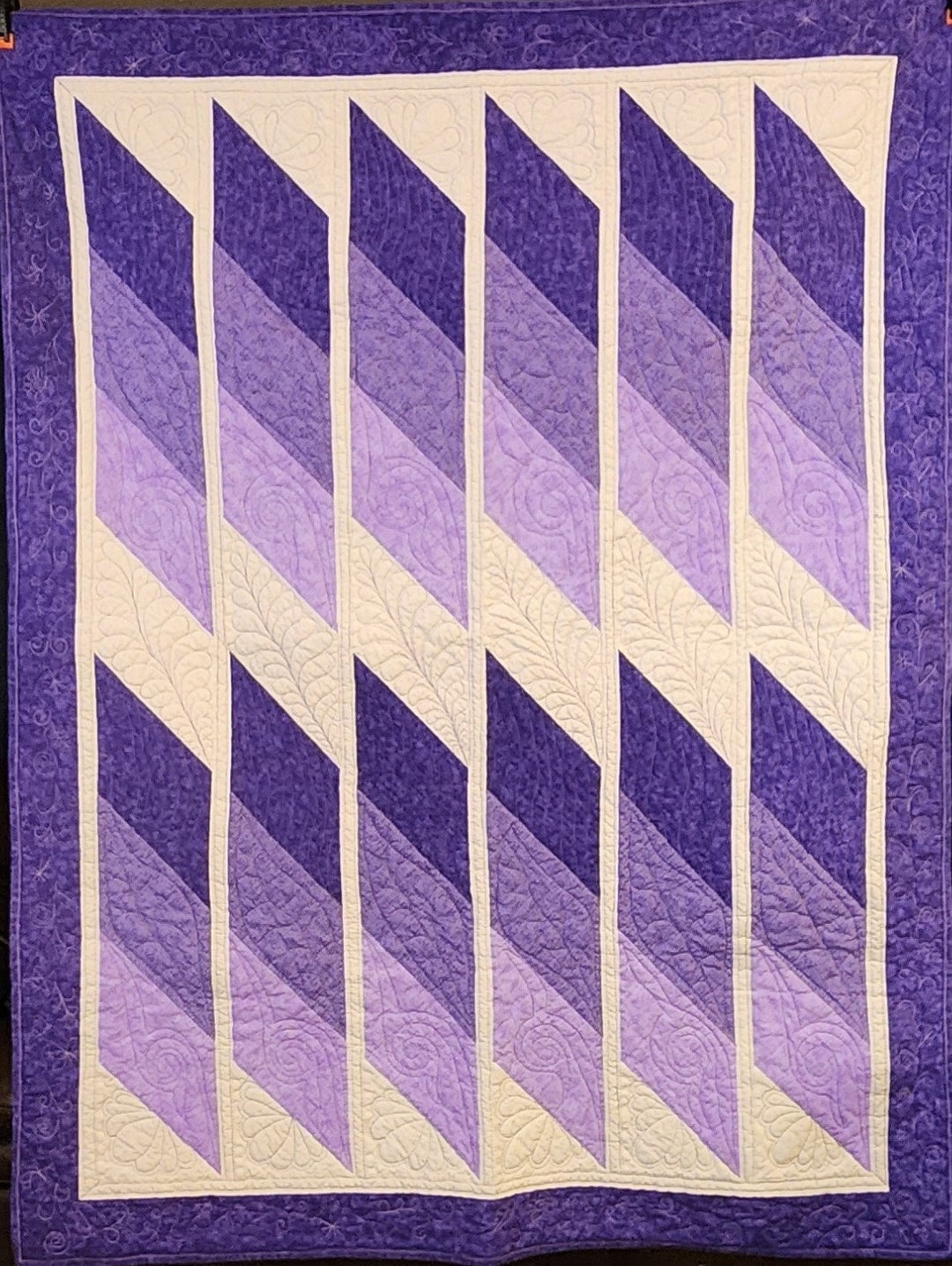 Fade Out Quilt Pattern Printable Digital Quilt Pattern Baby Quilt Throw ...