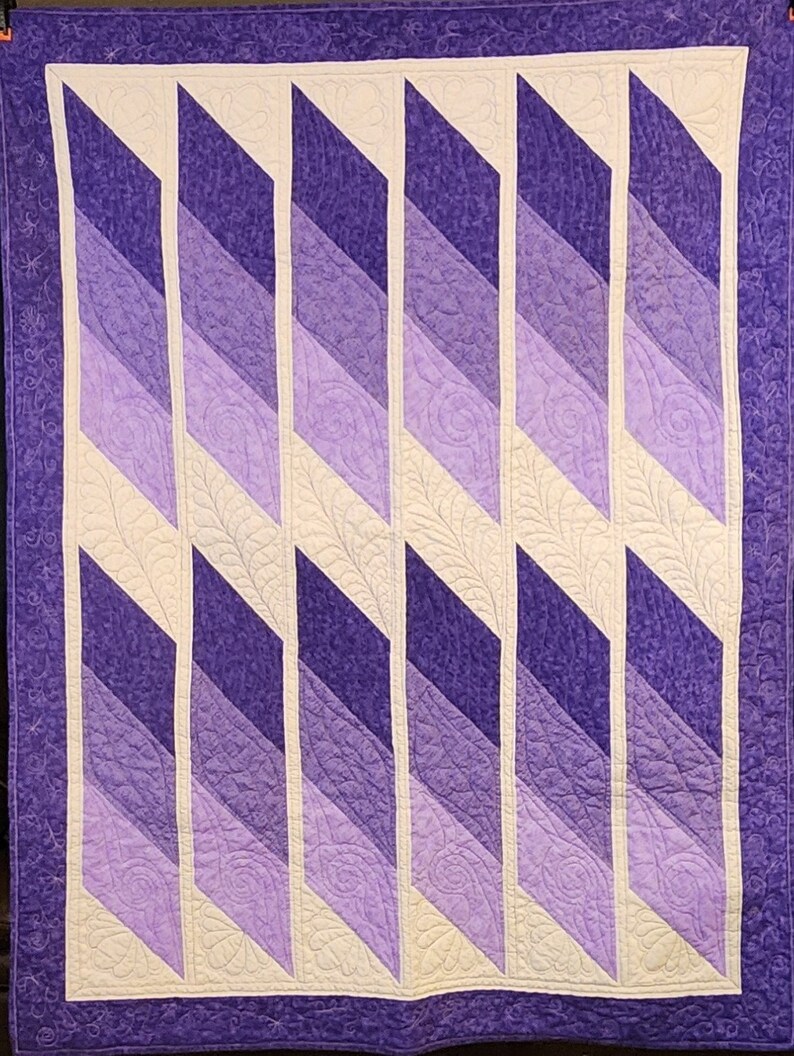 Fade Out Quilt Pattern Printable Digital Quilt Pattern Baby Quilt Throw ...